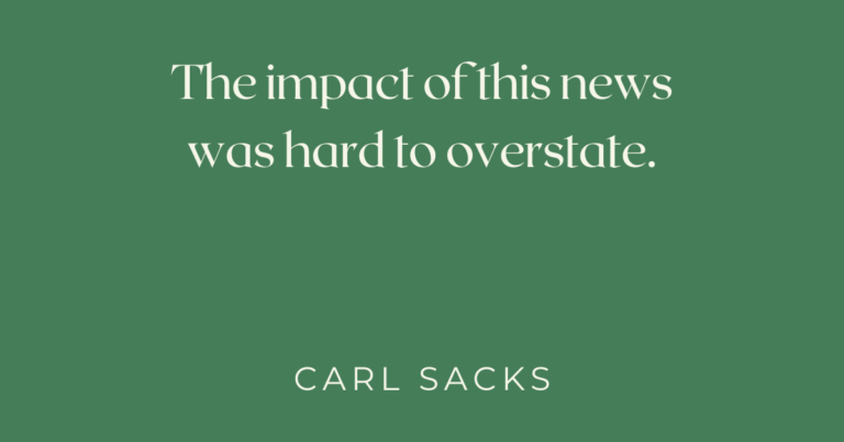 Covid Reflections from Carl - Great Performances